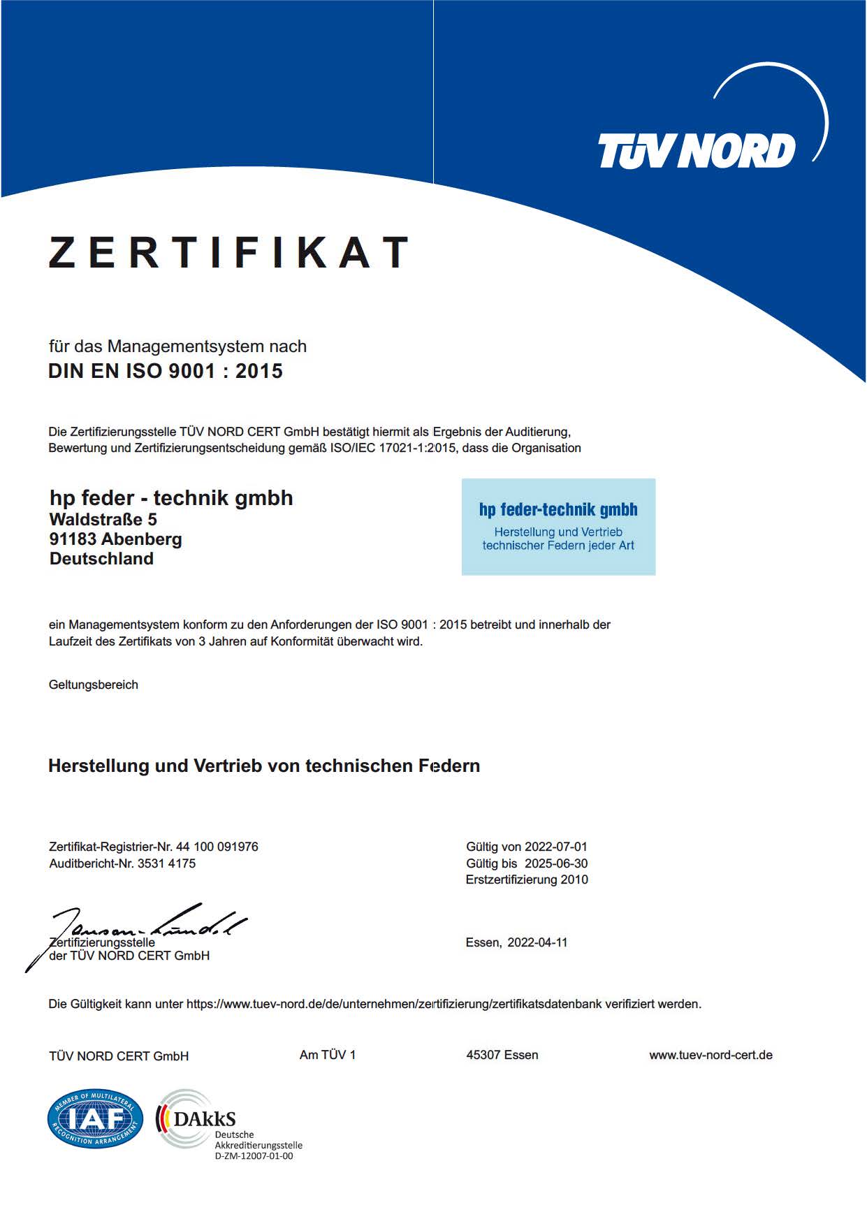HP-Feder-Technik GmbH